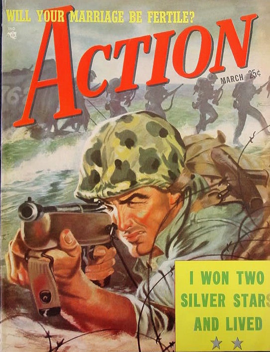 ACTION – the men’s adventure magazine with “the best in lusty adventure ...