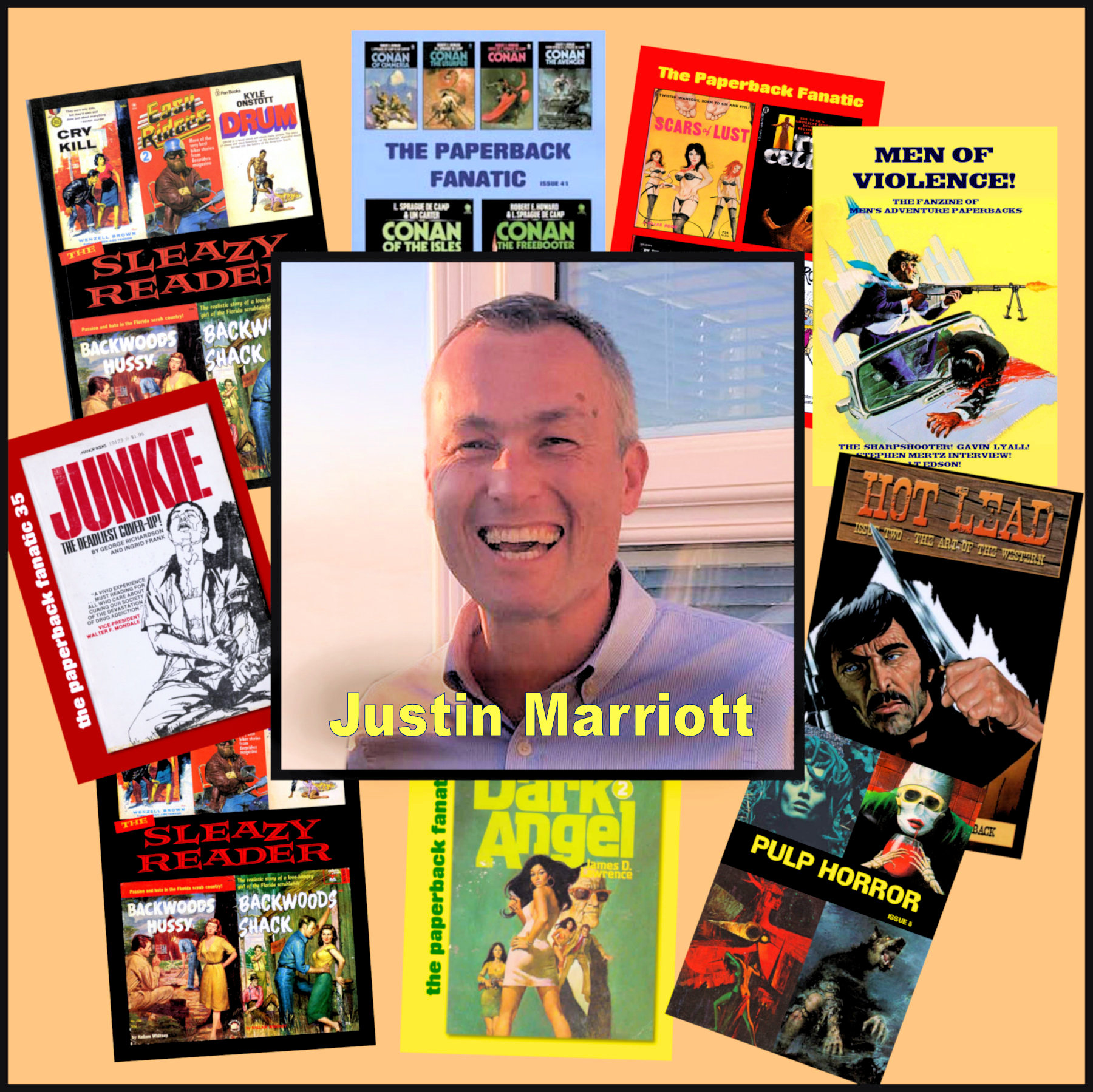 Catching up with fanzine publisher Justin Marriott and his pulp culture ...