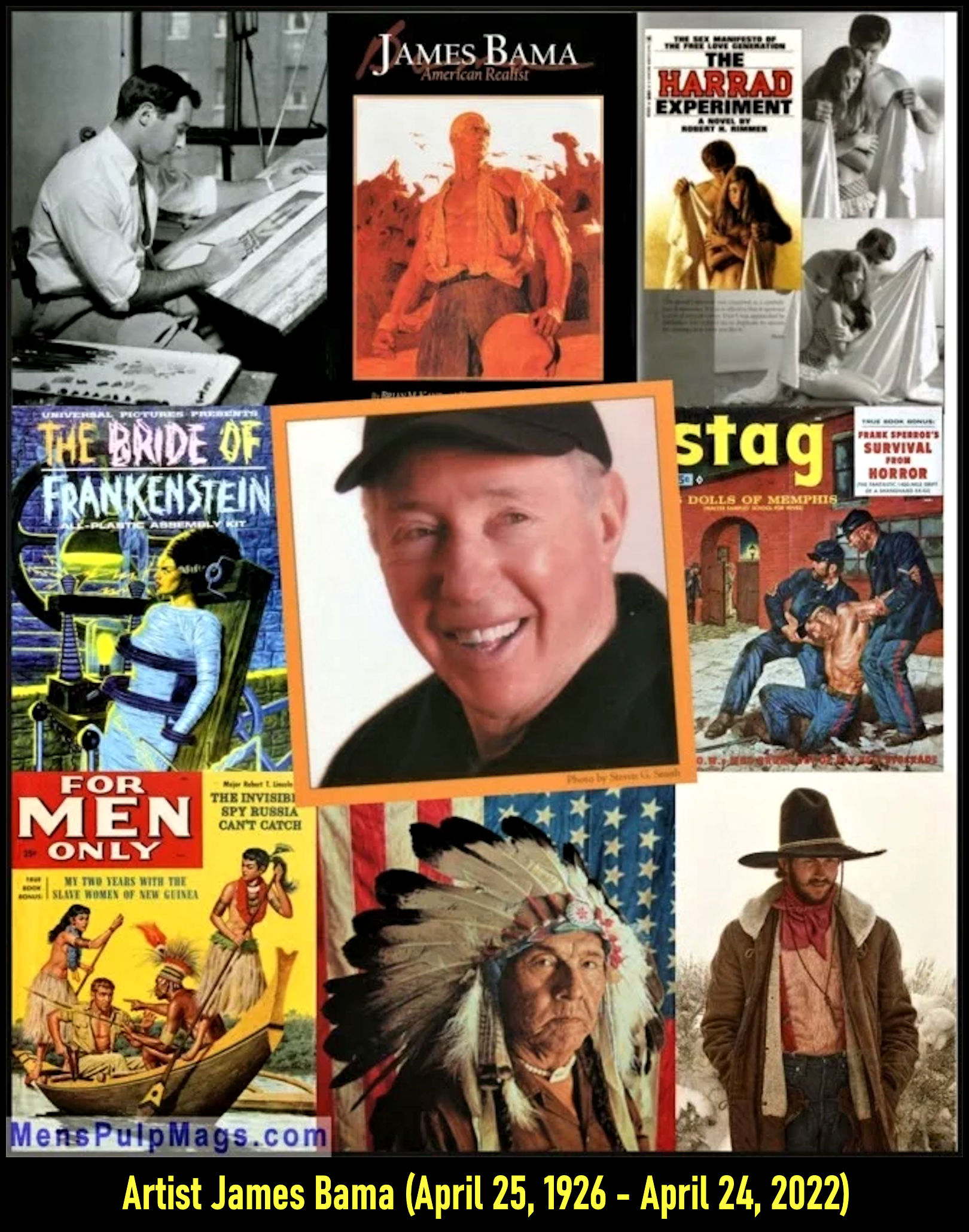 An interview with artist James Bama – Part 1… - The Men's Adventure ...