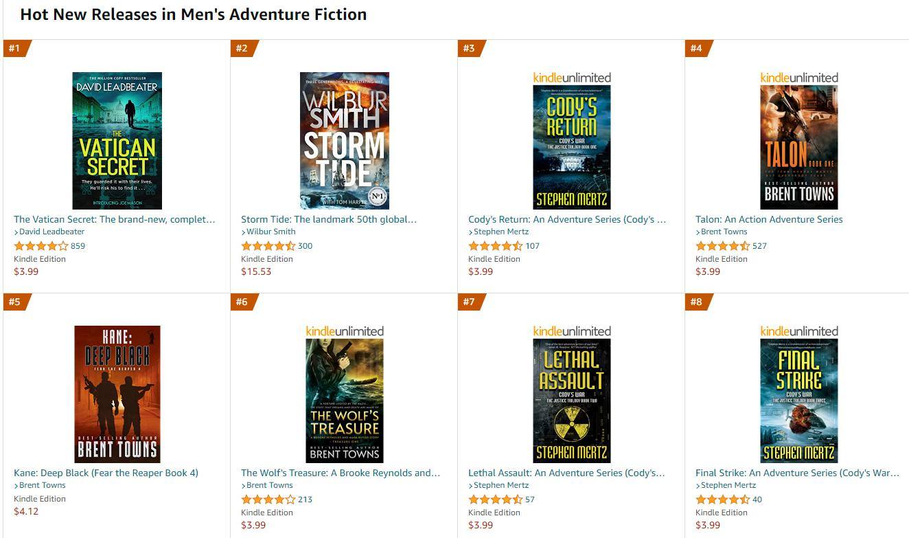 Catching up with action/adventure author Stephen Mertz - The Men's ...