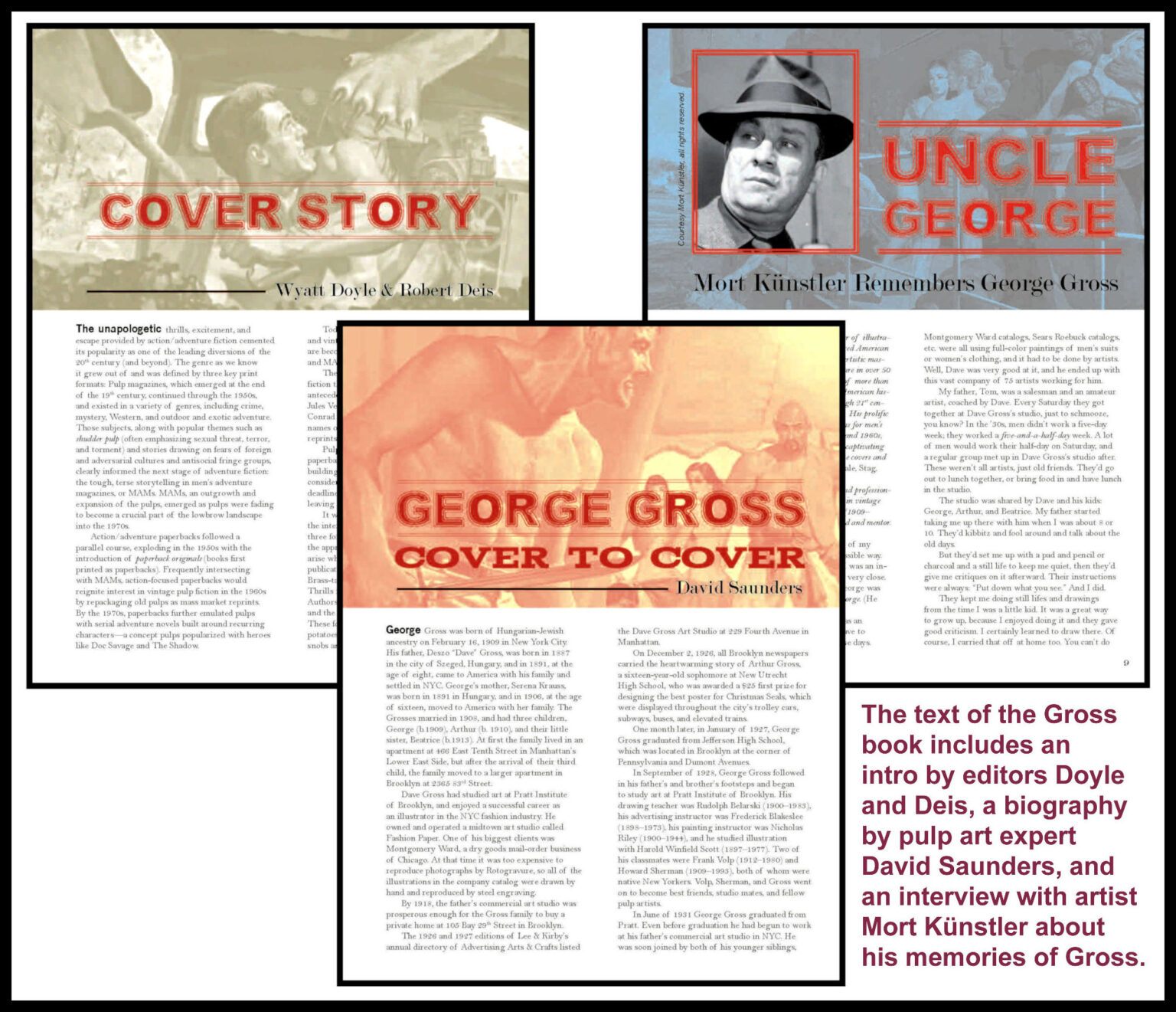 GEORGE GROSS: COVERED, a new Men’s Adventure Library art book - The Men ...