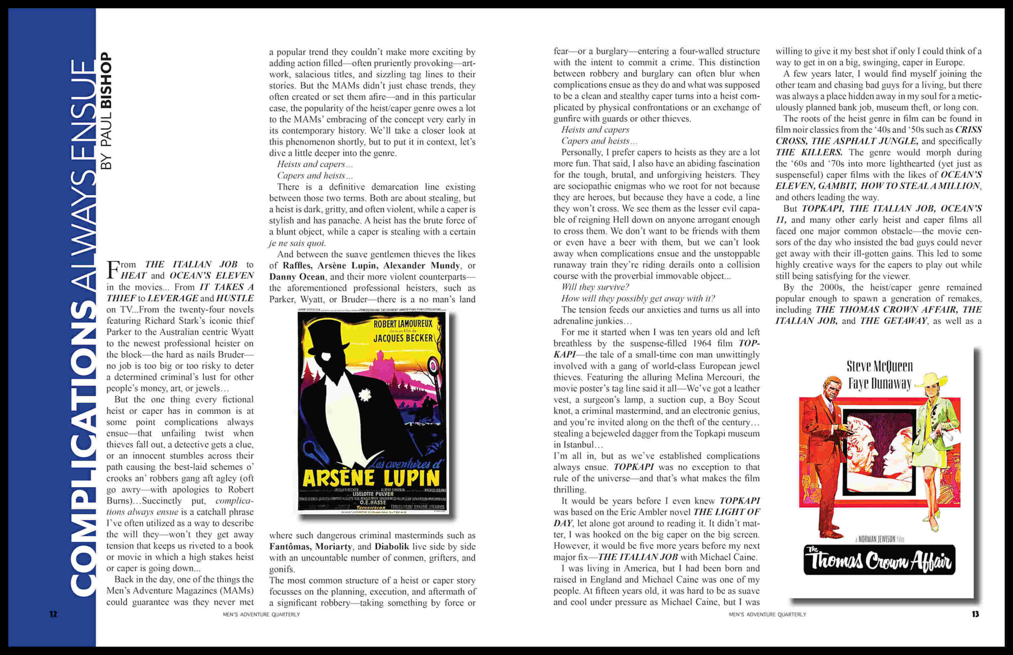 The MEN’S ADVENTURE QUARTERLY #6 – Part 1 of an in-depth preview ...