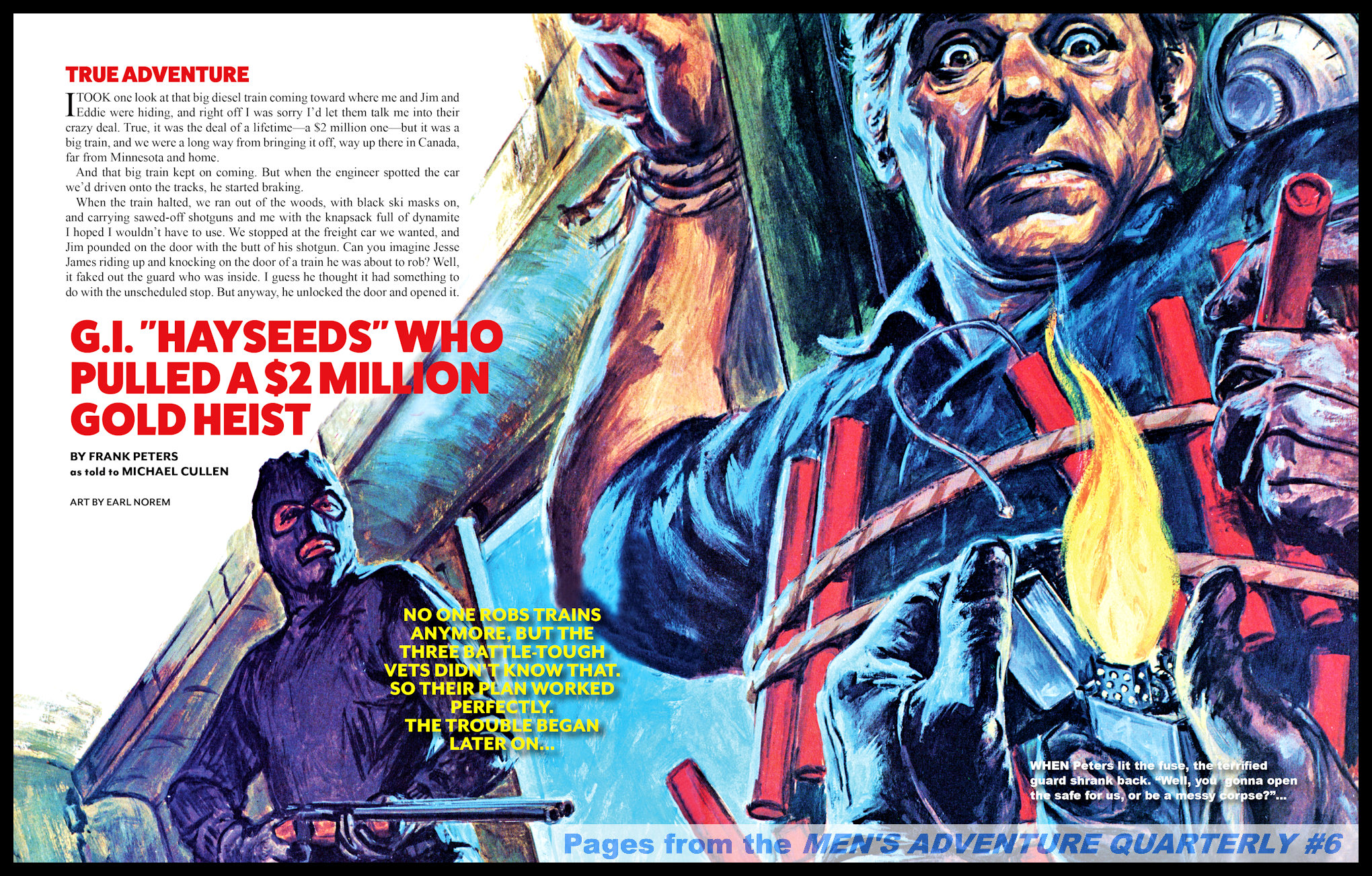 The MEN’S ADVENTURE QUARTERLY #6 – Part 3 of an in-depth preview… - The ...