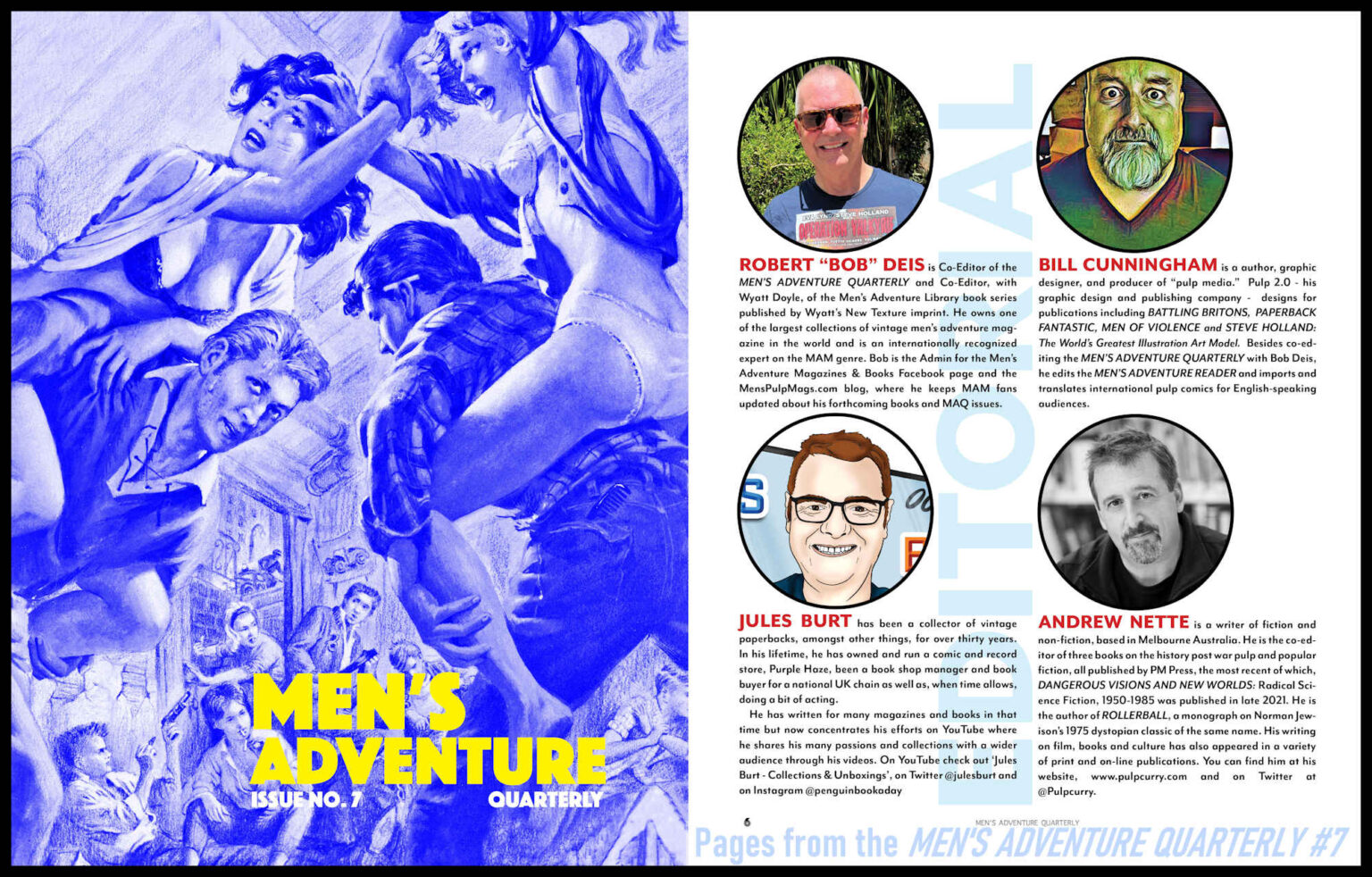About MAQ #7, the “Gang Girls” issue of the MEN’S ADVENTURE QUARTERLY ...