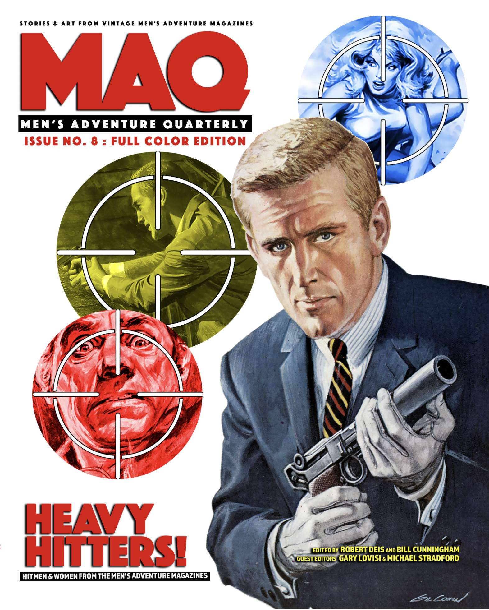 NEW! The MEN'S ADVENTURE QUARTERLY #8, the "Heavy Hitters" issue (full ...