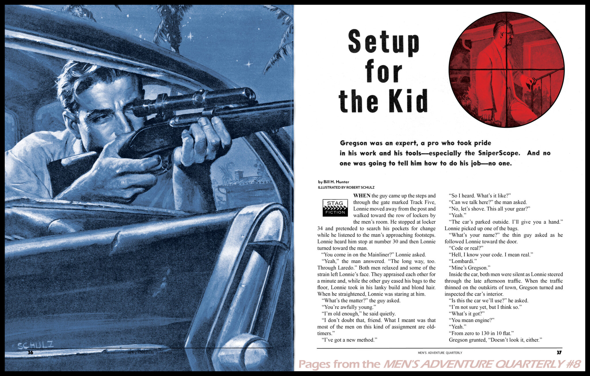 A look at THE MEN’S ADVENTURE QUARTERLY #8, the “Hit Men” issue ...