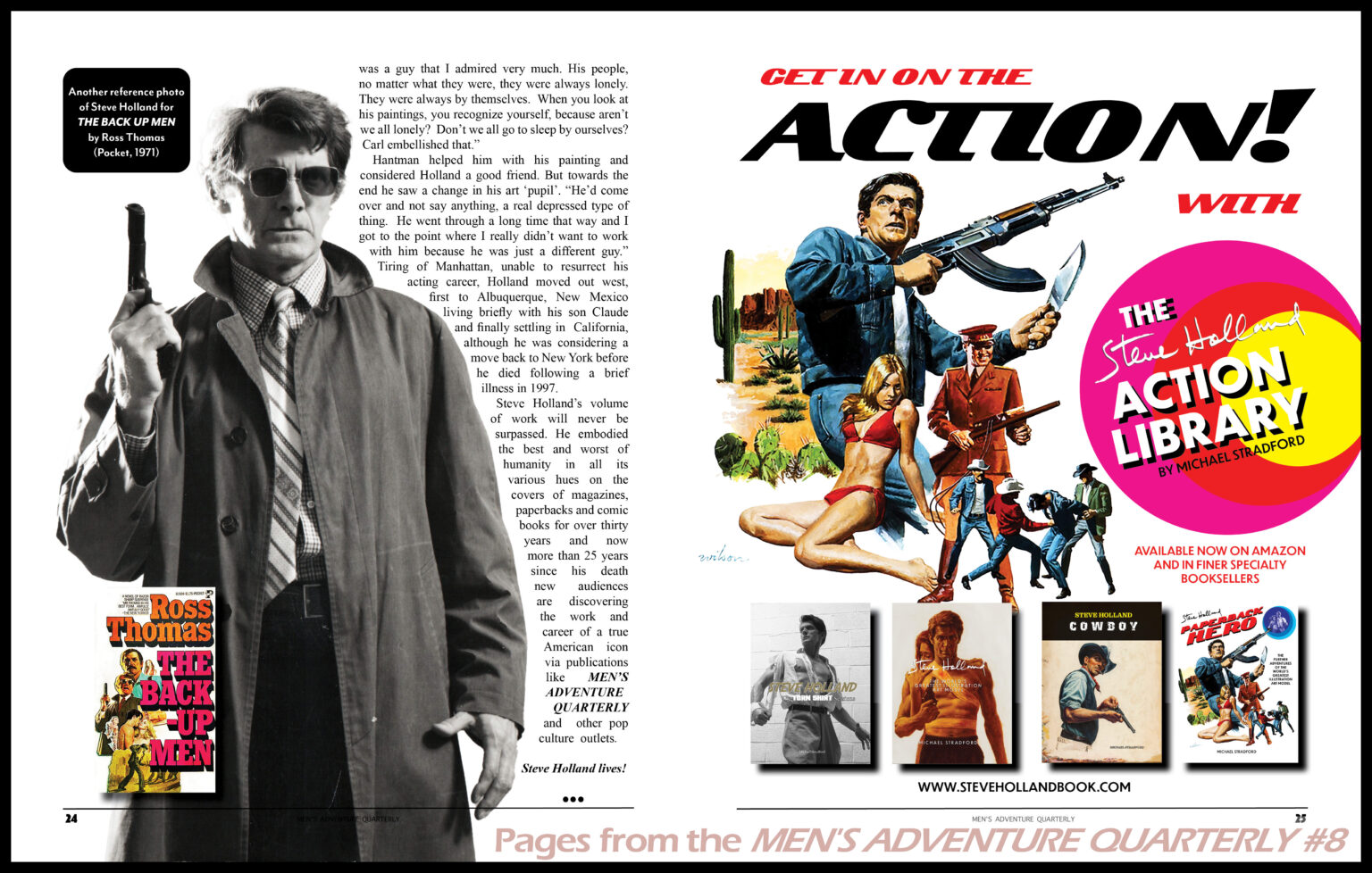 A look at THE MEN’S ADVENTURE QUARTERLY #8, the “Hit Men” issue ...