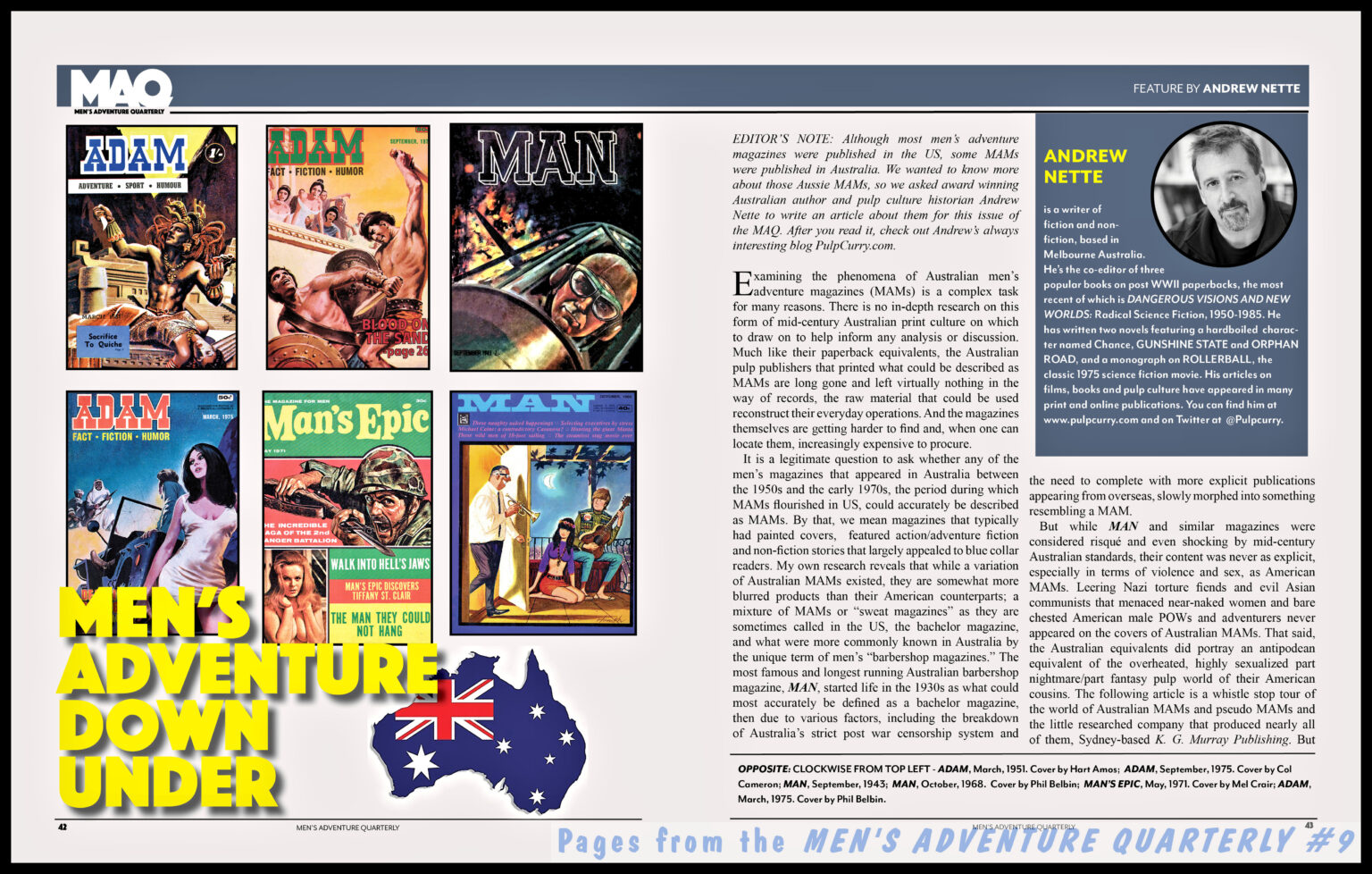 The MEN’S ADVENTURE QUARTERLY #9—the “Croc Attack” issue, Preview ...