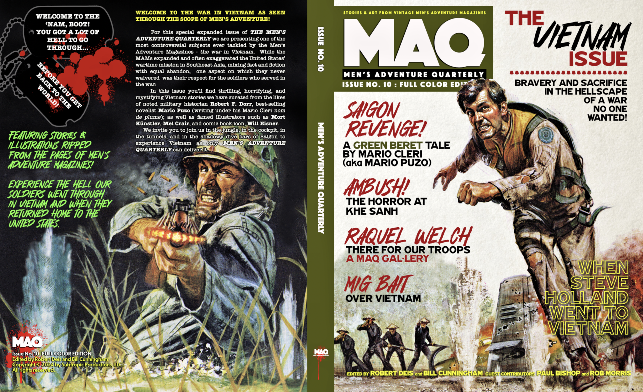The MEN’S ADVENTURE QUARTERLY #10, the Vietnam War Issue (full color ...