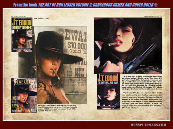 OUT NOW! THE ART OF RON LESSER, VOL. 2 - The Men's Adventure Magazines Blog