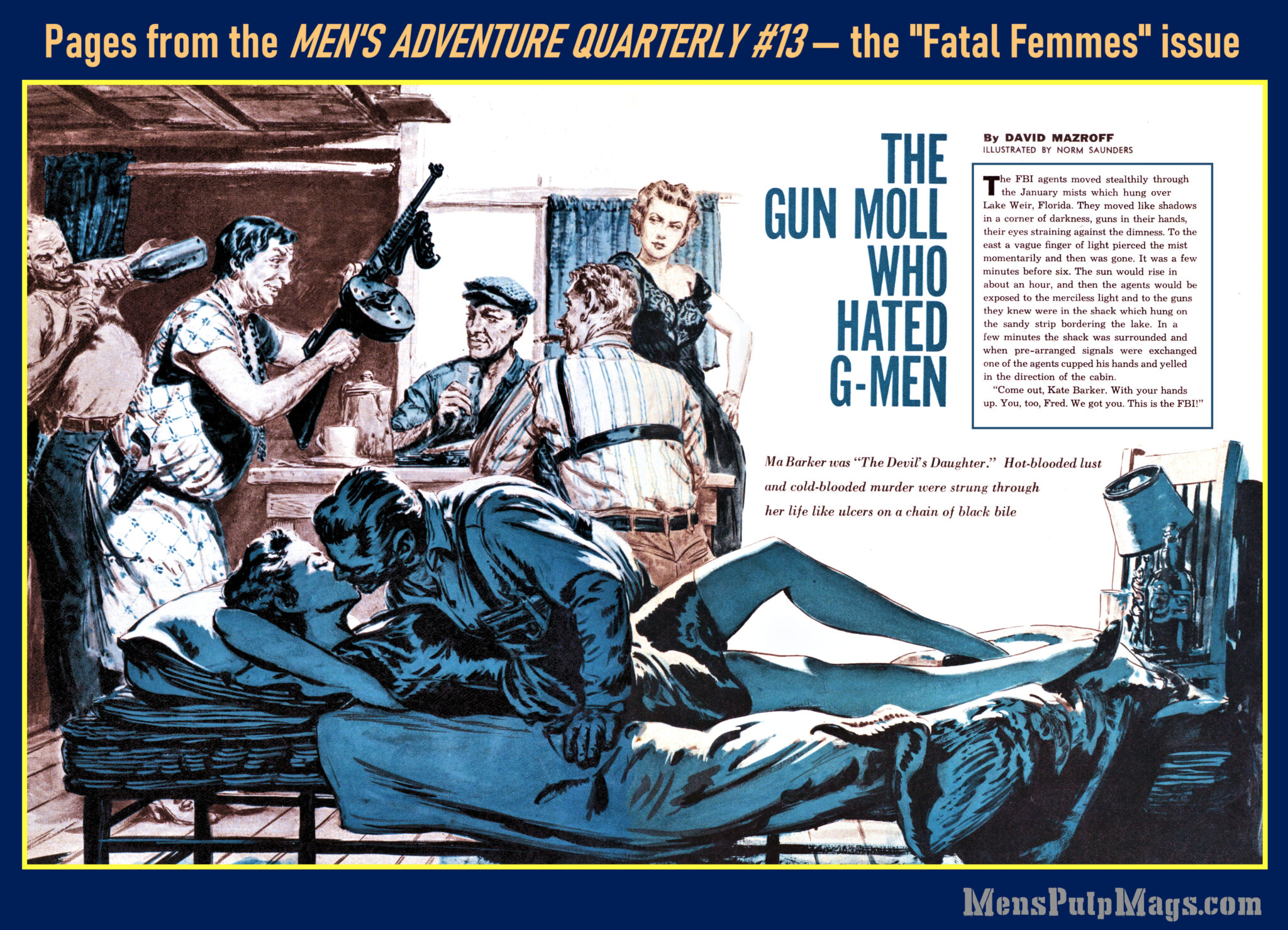 MEN’S ADVENTURE QUARTERLY #13, the “Fatal Femmes” issue - The Men's ...