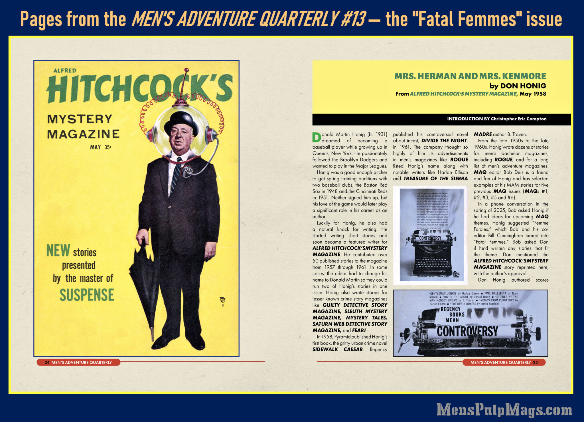 MEN’S ADVENTURE QUARTERLY #13, the “Fatal Femmes” issue - The Men's ...